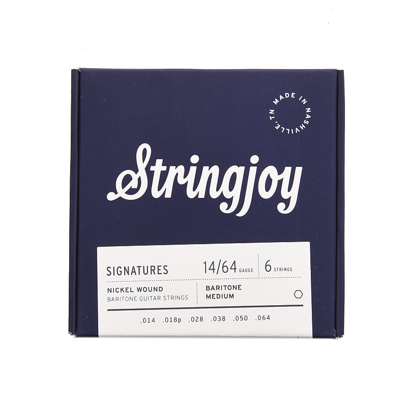 Stringjoy Signatures Baritone Balanced Medium Gauge 14-64 | Reverb