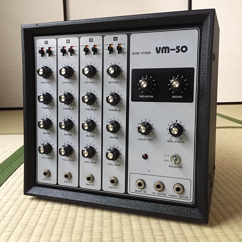 1970s Ace Tone VM-50 Powered Mixer w/ Spring Reverb ~ | Reverb UK