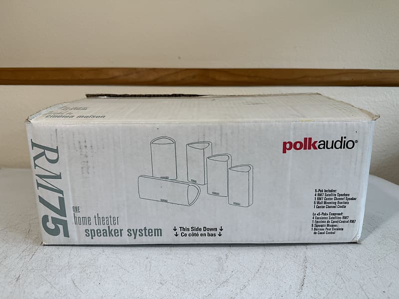 Polk Audio RM75 Speaker System 5 Channel Surround Sound Home | Reverb