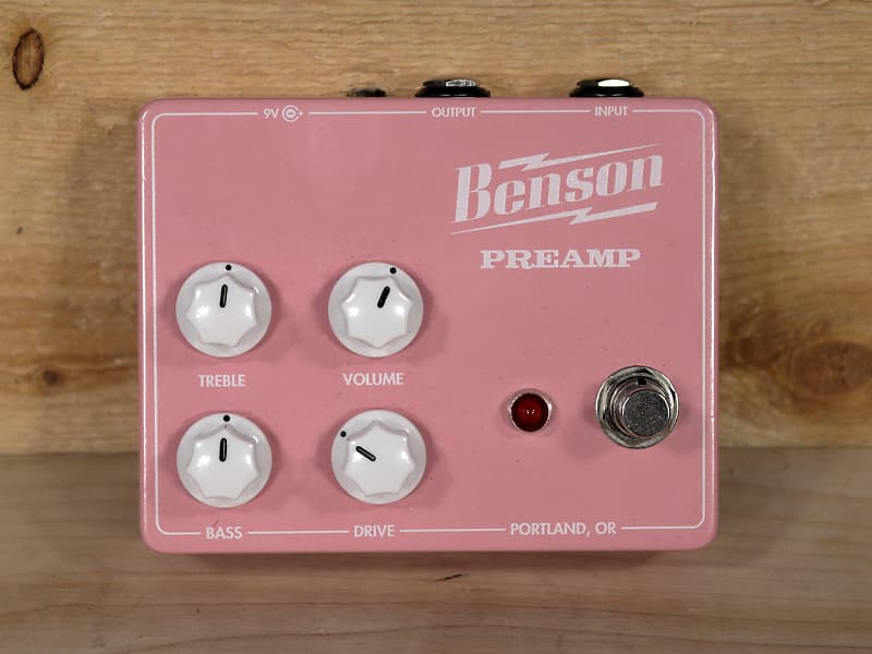 Benson Limited Edition Preamp Pedal Pink "Excellent | Reverb
