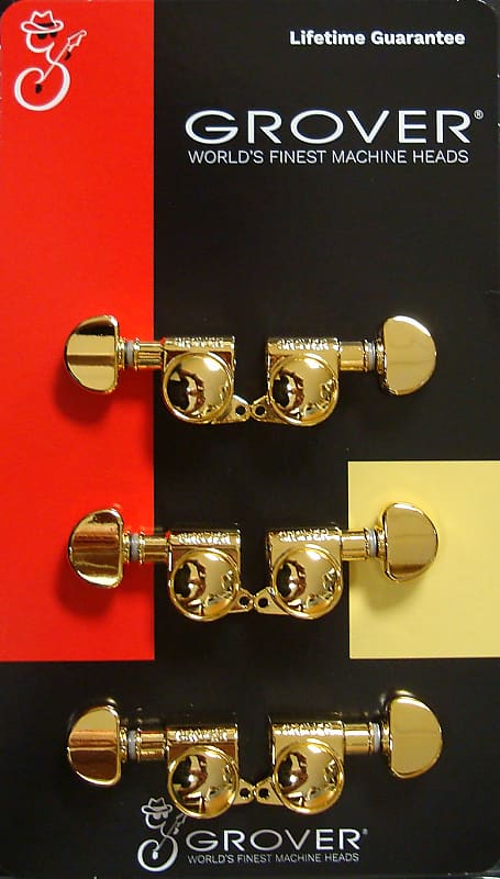 Grover 205-18G Mid-Size Rotomatic 3 x 3, Tuning Machines, | Reverb