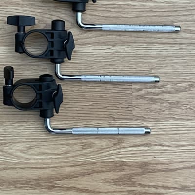 Used Roland Hatched Rack Clamps w/ L Arms 1.5" Set of 4 | Reverb