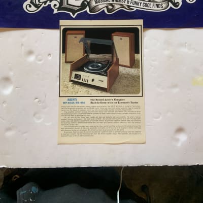 Sony HP-465A/SS-485 1971 dealer sheet | Reverb