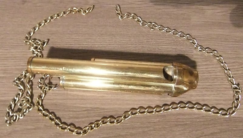 Unbranded Hand-made Triple Brass Whistle / Train Style | Reverb