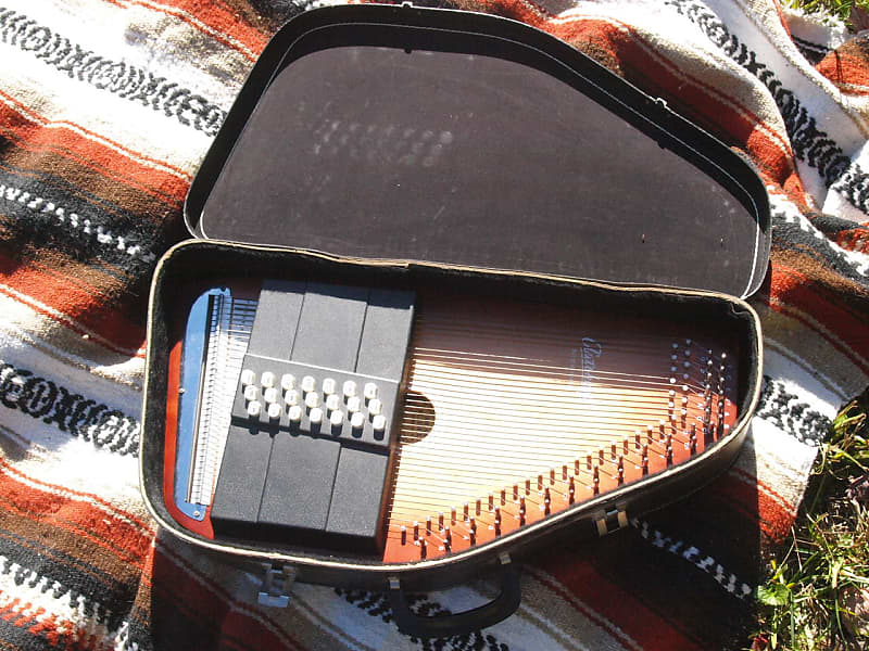 Oscar Schmidt Autoharp OS-21 c/r 21 chord auto zither with | Reverb