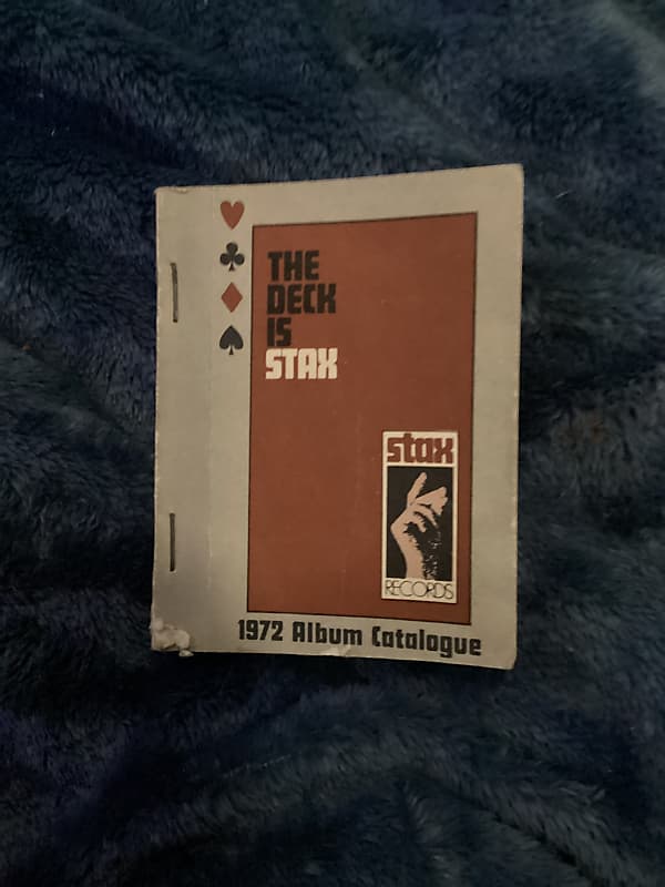 Stax records Record catalog 1972 deck of cards style - Paper | Reverb