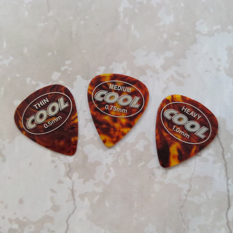Two 351 Style, Cool Picks Pure-Cell Guitar Picks, Heavy | Reverb