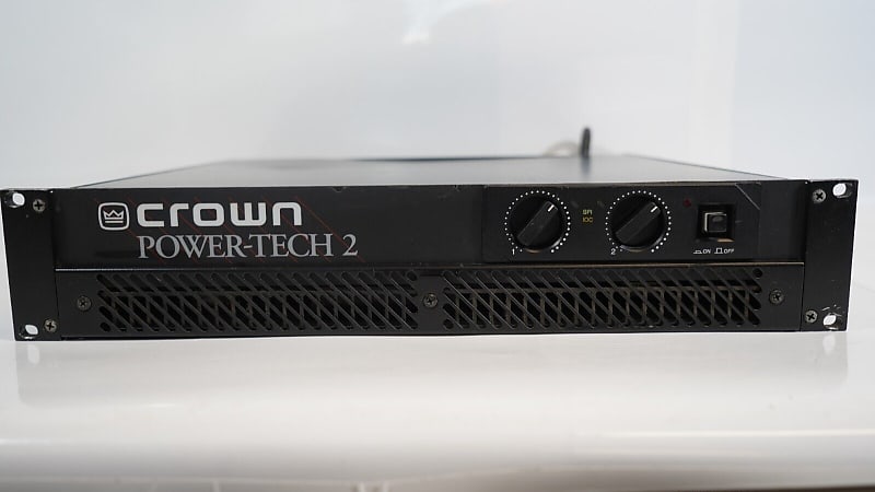 Crown Power-Tech 2 ~ Stereo Power Amplifier ~ POWER ON/NO | Reverb