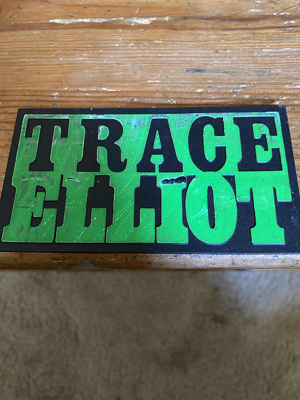 Trace Elliot Logo Badge 90’s Black/green | Reverb