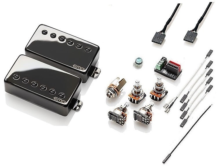 EMG Revelation Rev Set Black Chrome Prashant Aswani Passive | Reverb