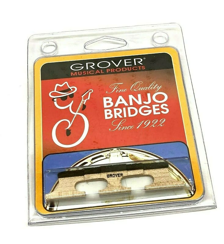 Grover Tune-Kraft™ Compensated 5-string Banjo Bridge 5/8" | Reverb