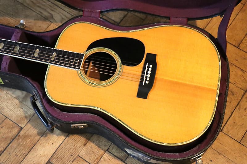 Vintage Guild 2520 Martin D or Gibson 1970's Black | Reverb