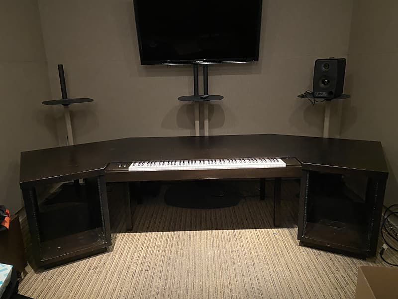 Studio Desk with full weighted keyboard | Reverb