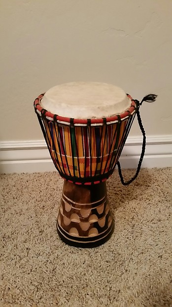 Authentic African Small Djembe | Reverb