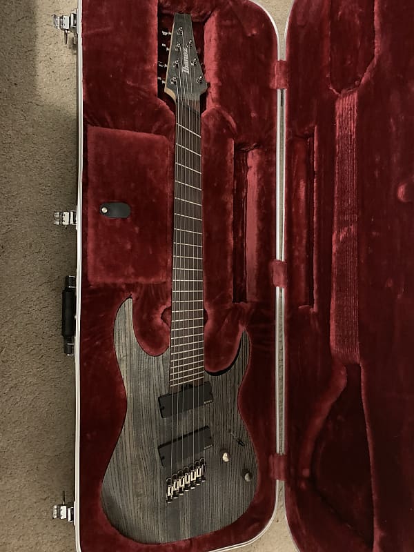 Ibanez RGIF7 BKS Iron Label 2016 Black Stain | Reverb