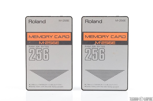 2 ROLAND M-256E Memory RAM Cards #26738 | Reverb