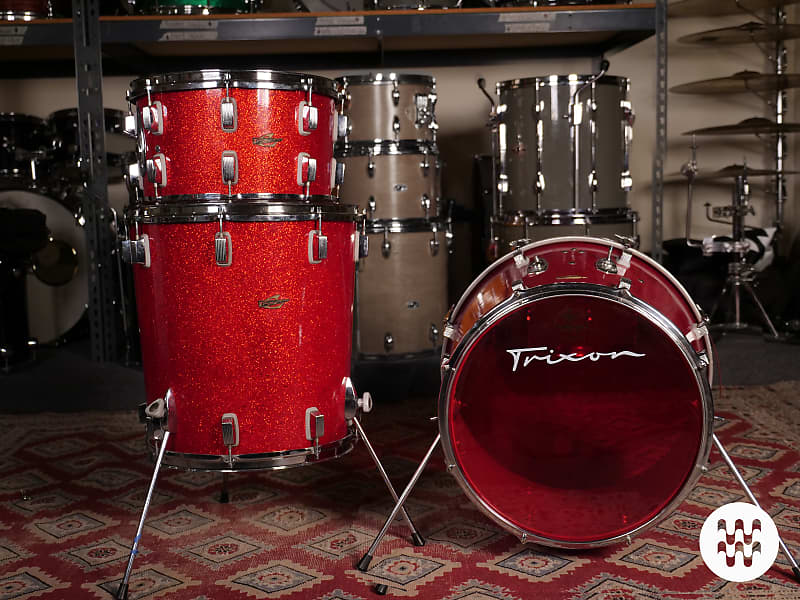 Trixon Telstar 1960s Red Sparkle | Reverb