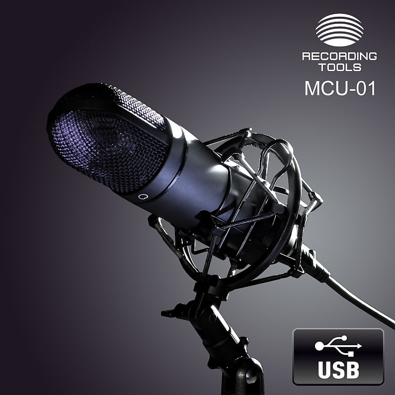Recording Tools MCU-01 Large Diaphragm Cardioid USB Condenser | Reverb