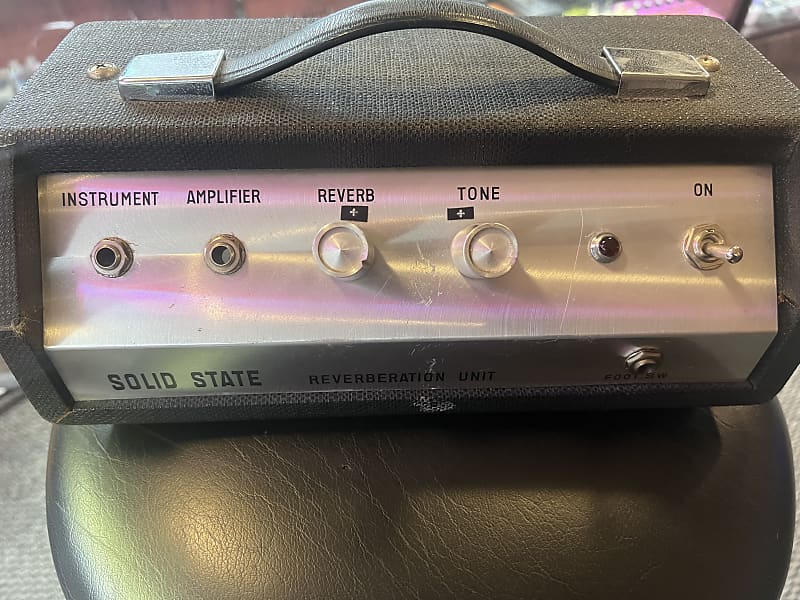 Made In Japan Spring Reverb Tank Black and Silver | Reverb