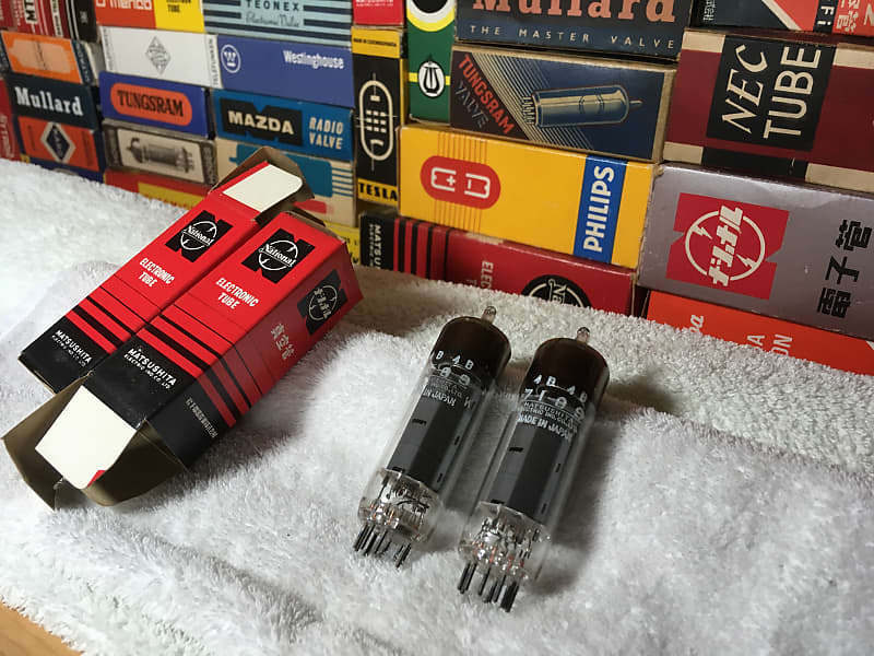 2 NOS Matsu/Mullard 7189 ~ Same Code Pair ~ Premium 6BQ5 EL84 | Reverb