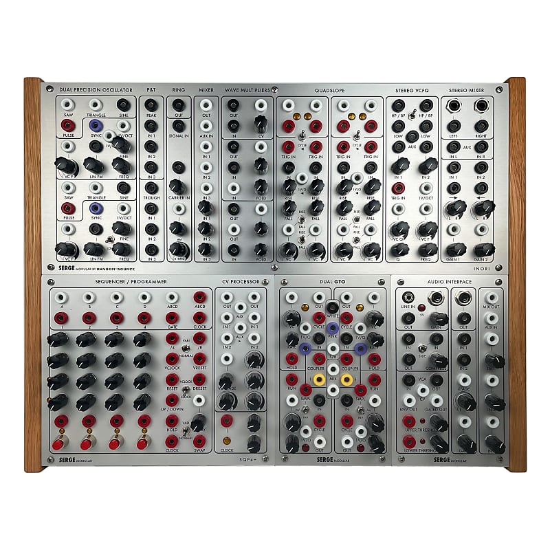 Serge Modular 2 Panel System ( Inori + Dual GTO + Audio | Reverb