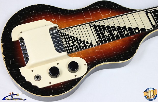 Vintage 1953 National Clipper Lap Steel Guitar, Sunburst #319 | Reverb