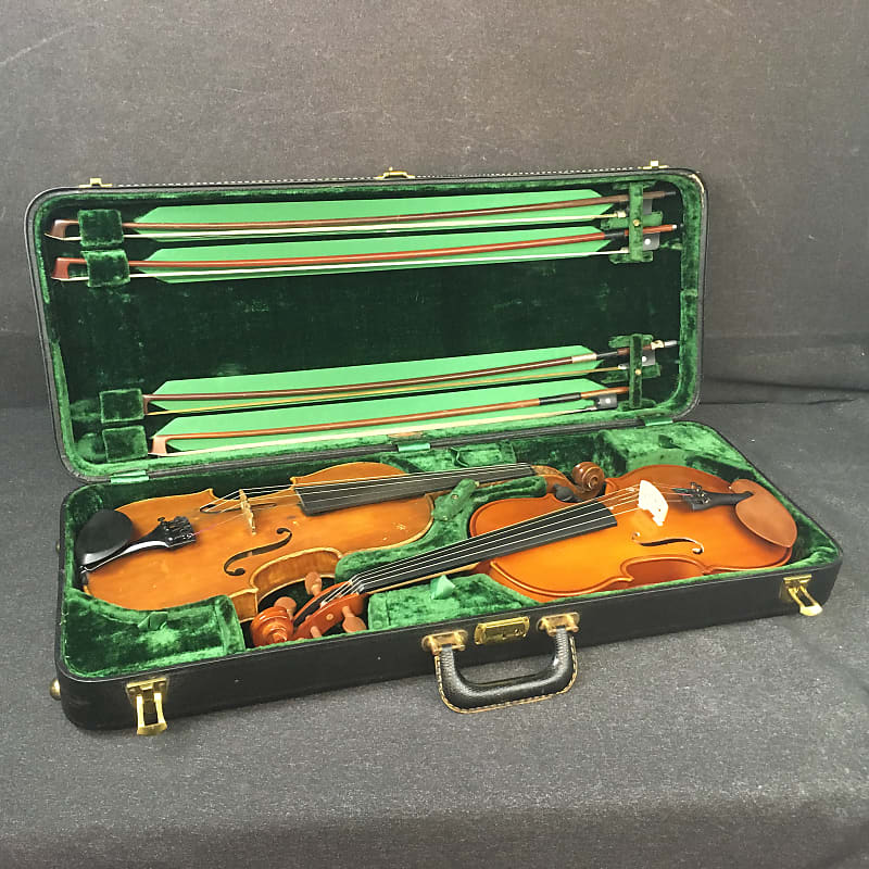 Lifton Dual Violin Case for Full Size Violins Made in USA | Reverb