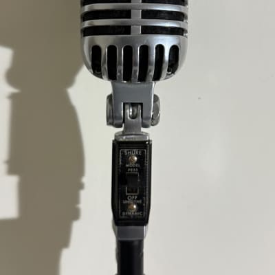 Vintage 1970’s Shure PE55 Dynamic Microphone, works w/cable & | Reverb