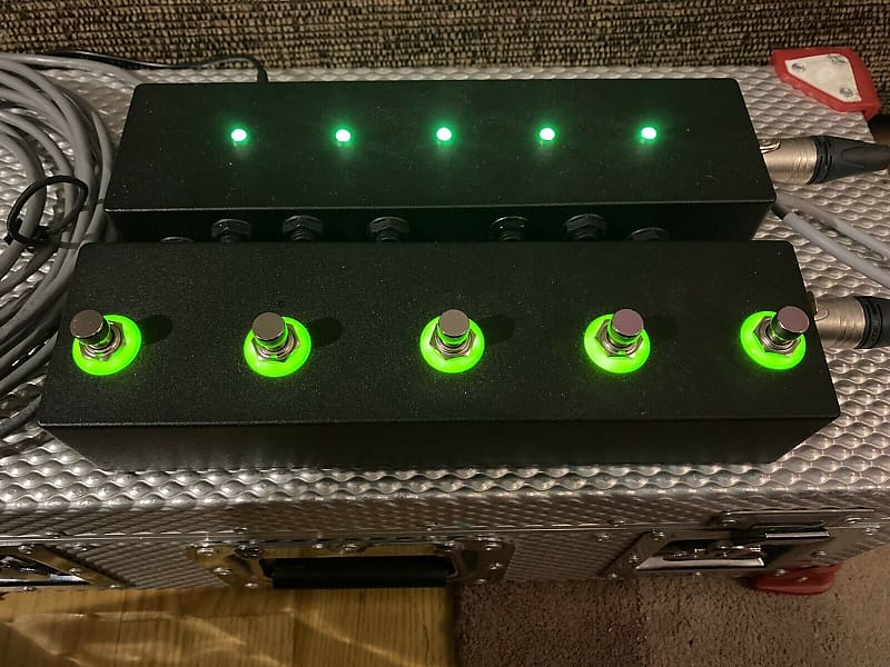 Buzz Electronics Guitar Switcher Looper Pedal - 5 Loop Remote | Reverb