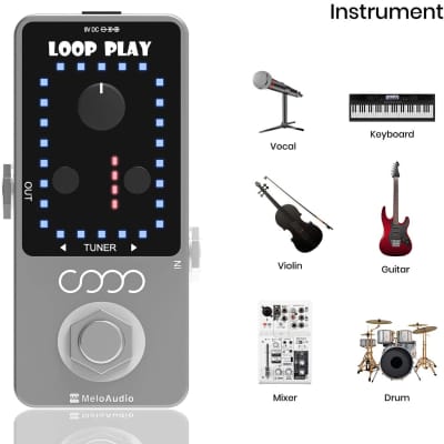 Guitar Looper Pedal Loop Effects 10 MinLooping Time Loop | Reverb