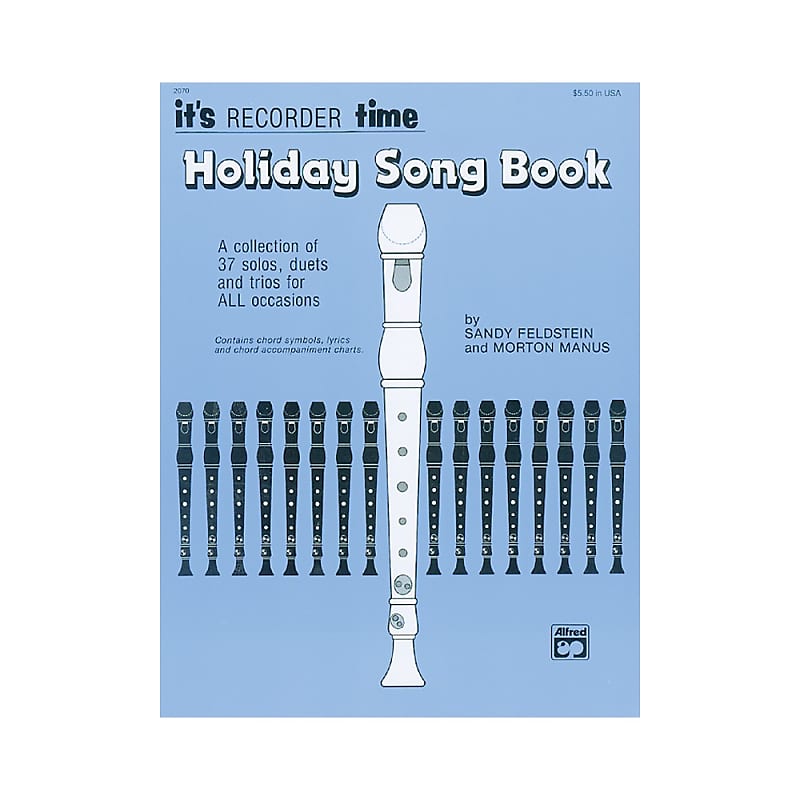Alfred Its Recorder Time: Holiday Songbook | Reverb