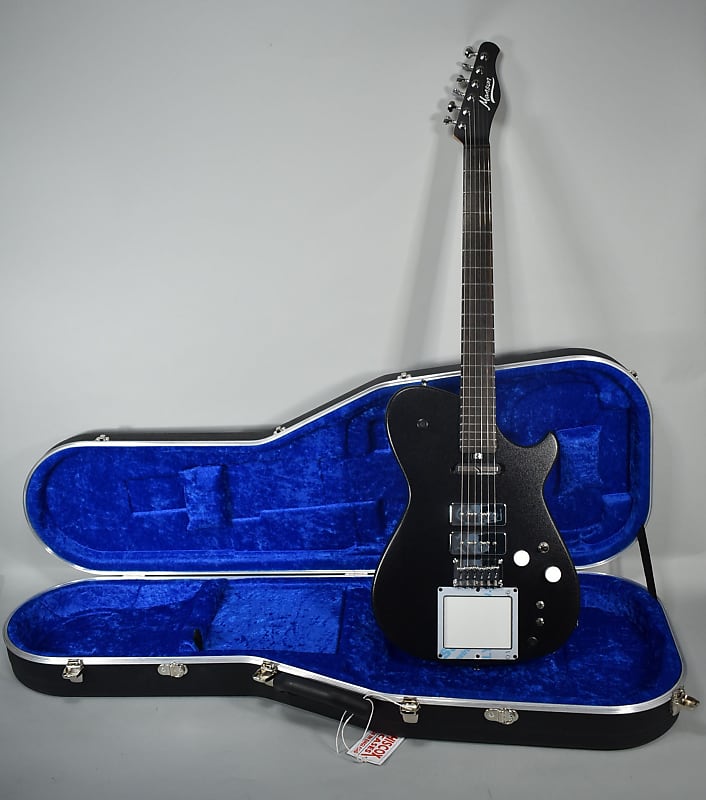 2022 Manson MB-2 Midi Screen Sustainiac Matt Black Finish | Reverb