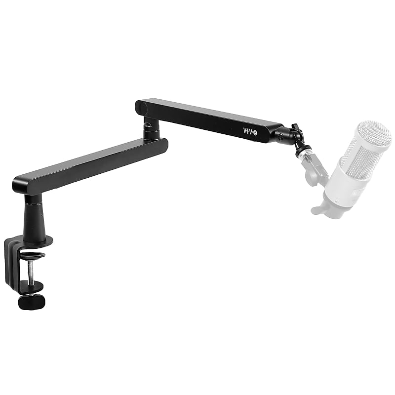 Low Profile Broadcast/Podcast Microphone Boom Arm Stand With | Reverb