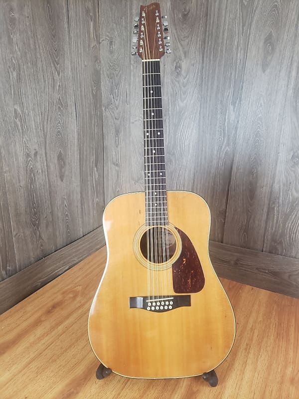 Fender 12 string acoustic F-310-12 Natural from the 70s | Reverb