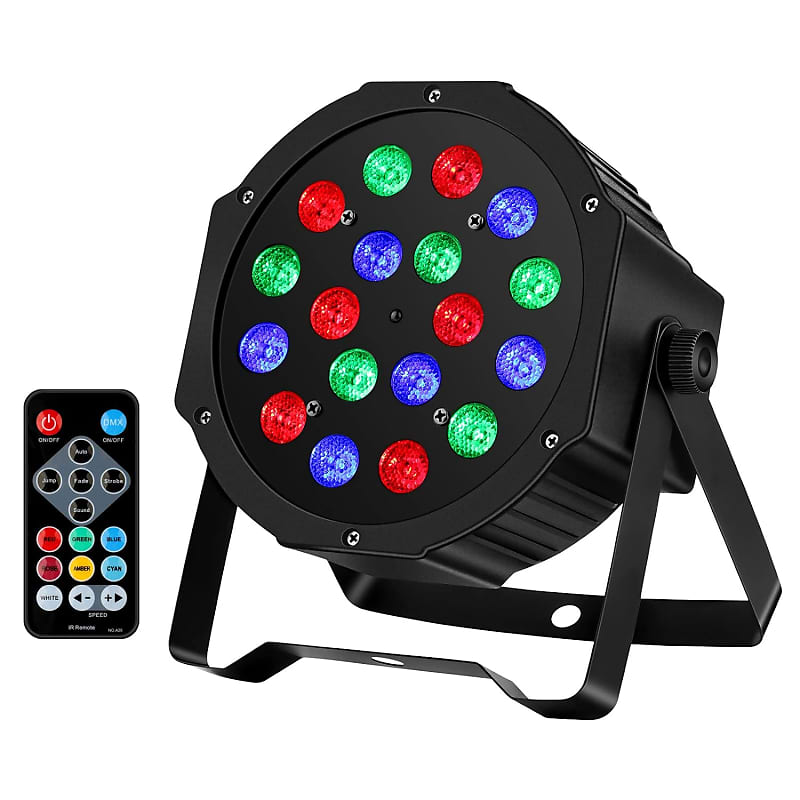 Battery Par Can Light - 18W 18Leds Rgb Dj Par Light | Reverb