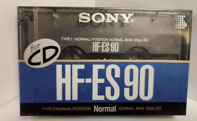 Sony HF-ES 90 Type I Blank Audio Cassette Tape | Reverb