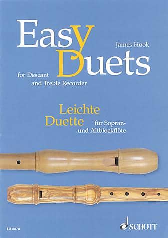 Easy Duets For Soprano And Treble Recorder Recorder | Reverb