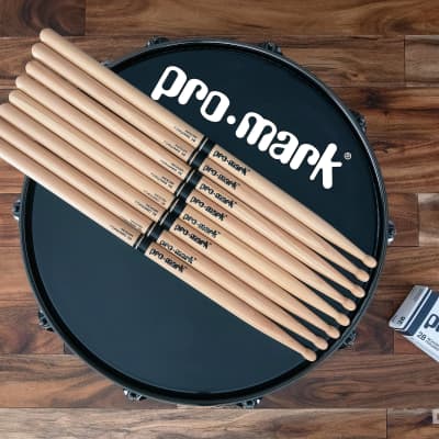 PROMARK CLASSIC FORWARD 2B WOOD TIP HICKORY DRUM STICKS 4 | Reverb UK