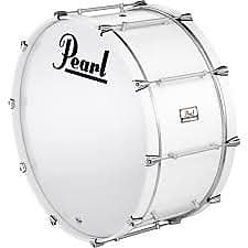 28X14 Pipe Band Bass Drum Arctic White | Reverb