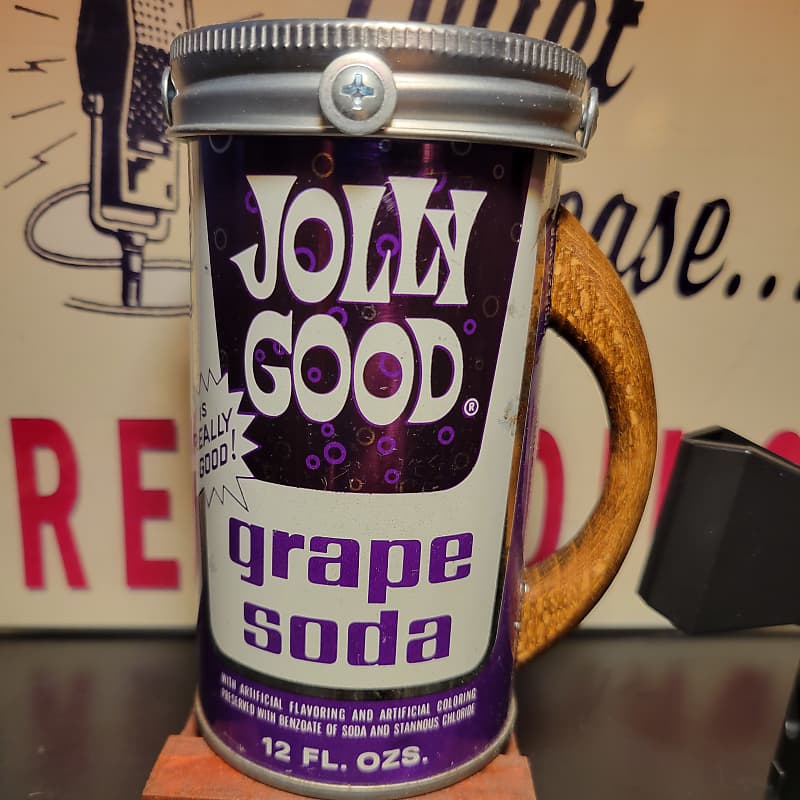 Lo Fi Soda Can Microphone - Jolly Good, Grape | Reverb