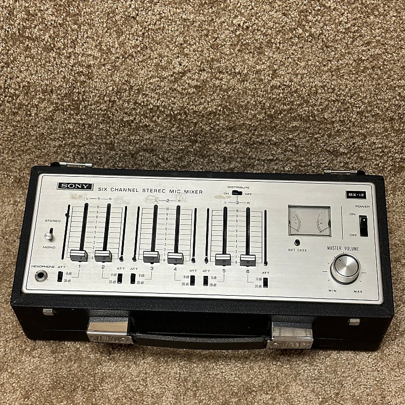 Vintage Sony MX-12 Six Channel Stereo Mixer AS IS | Reverb