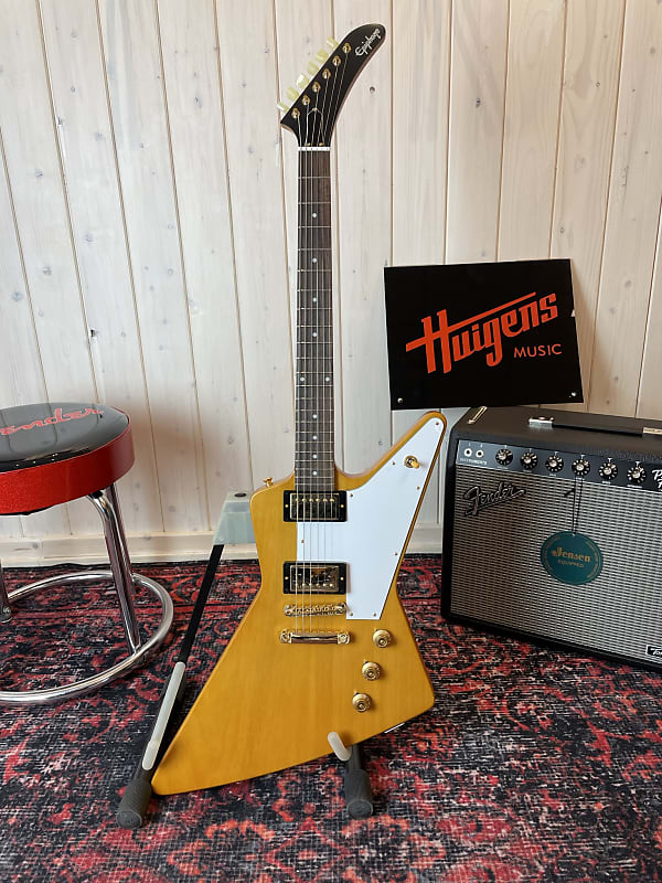 Epiphone Limited Edition '58 Korina Explorer 2023 - Natural | Reverb