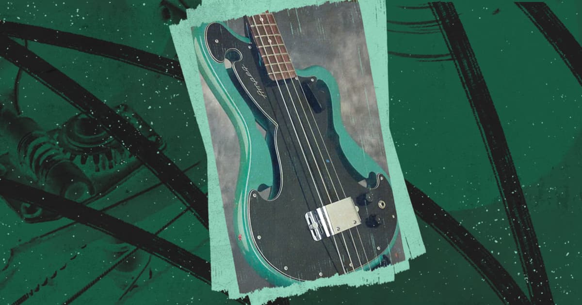 An Ampeg Scroll Bass With an Incredible Finish | Find of | Reverb News