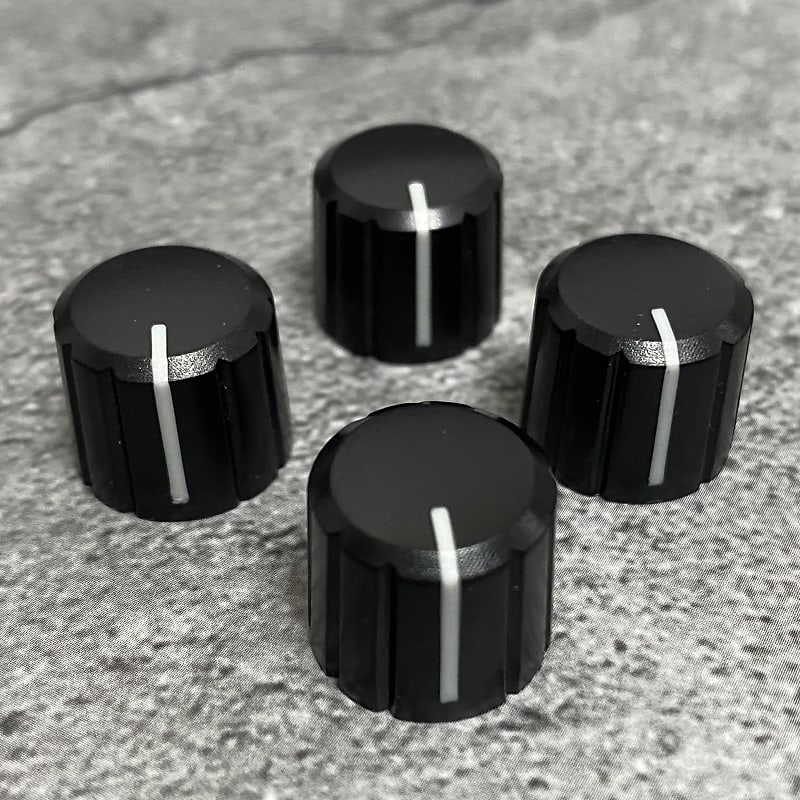 4x Black Guitar Fx Effects Pedal Mixer Mixing Control Knob | Reverb