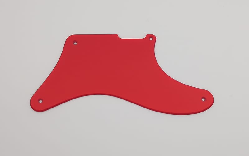 metallic red acrylic pickguard for us/mex fender cabronita | Reverb