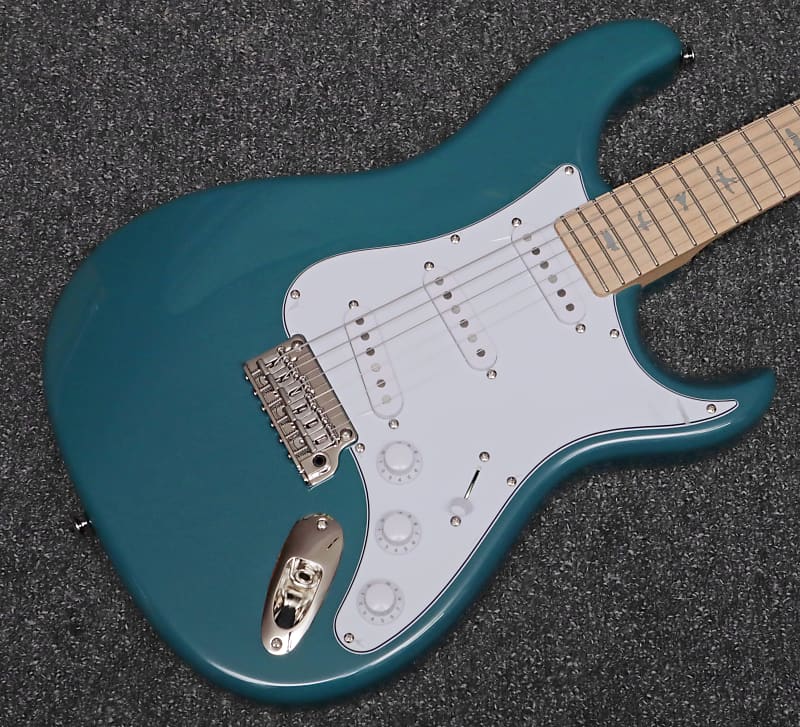 PRS SE Silver Sky Electric Guitar Nylon Blue Finish - W/Setup | Reverb