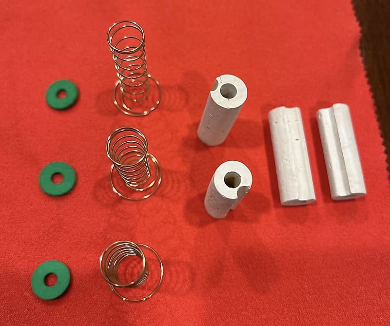 Conn 22B slotted tube valve corks and bottom spring | Reverb