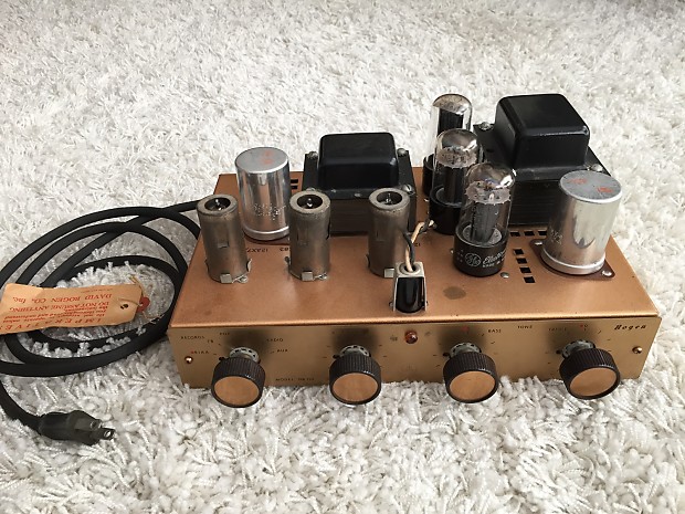 Bogen tube amp with 12AX7 and 6V6GT Tubes | Reverb