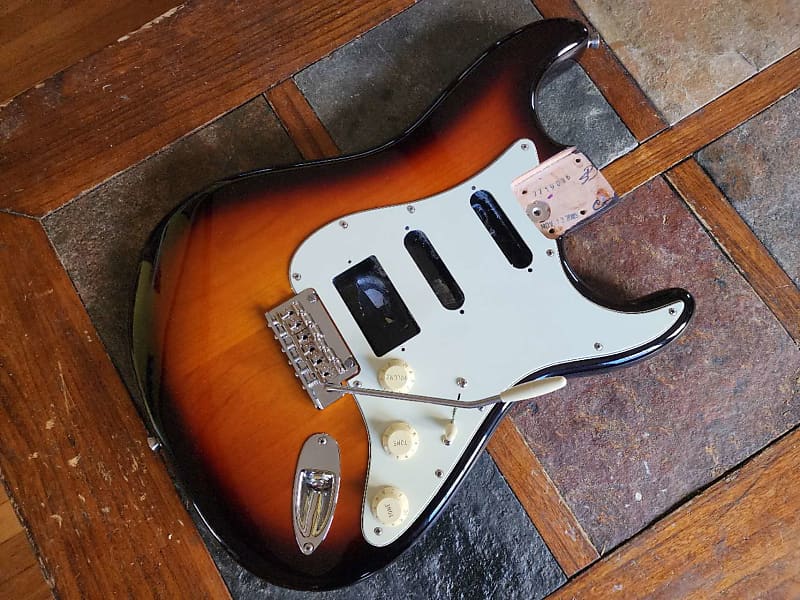 Fender American Professional II strat body HSS semi-loaded | Reverb