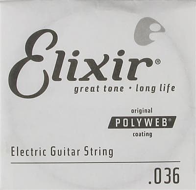 Elixir E13236 Electric Poly .036 Single String | Reverb